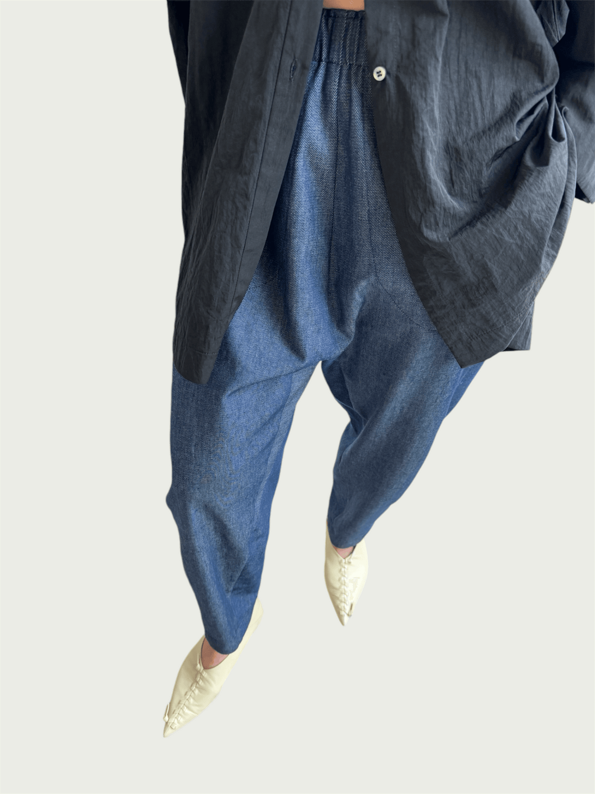 Denim A.D.C (All-day-cozy) Drop Pant– Hoi Bo